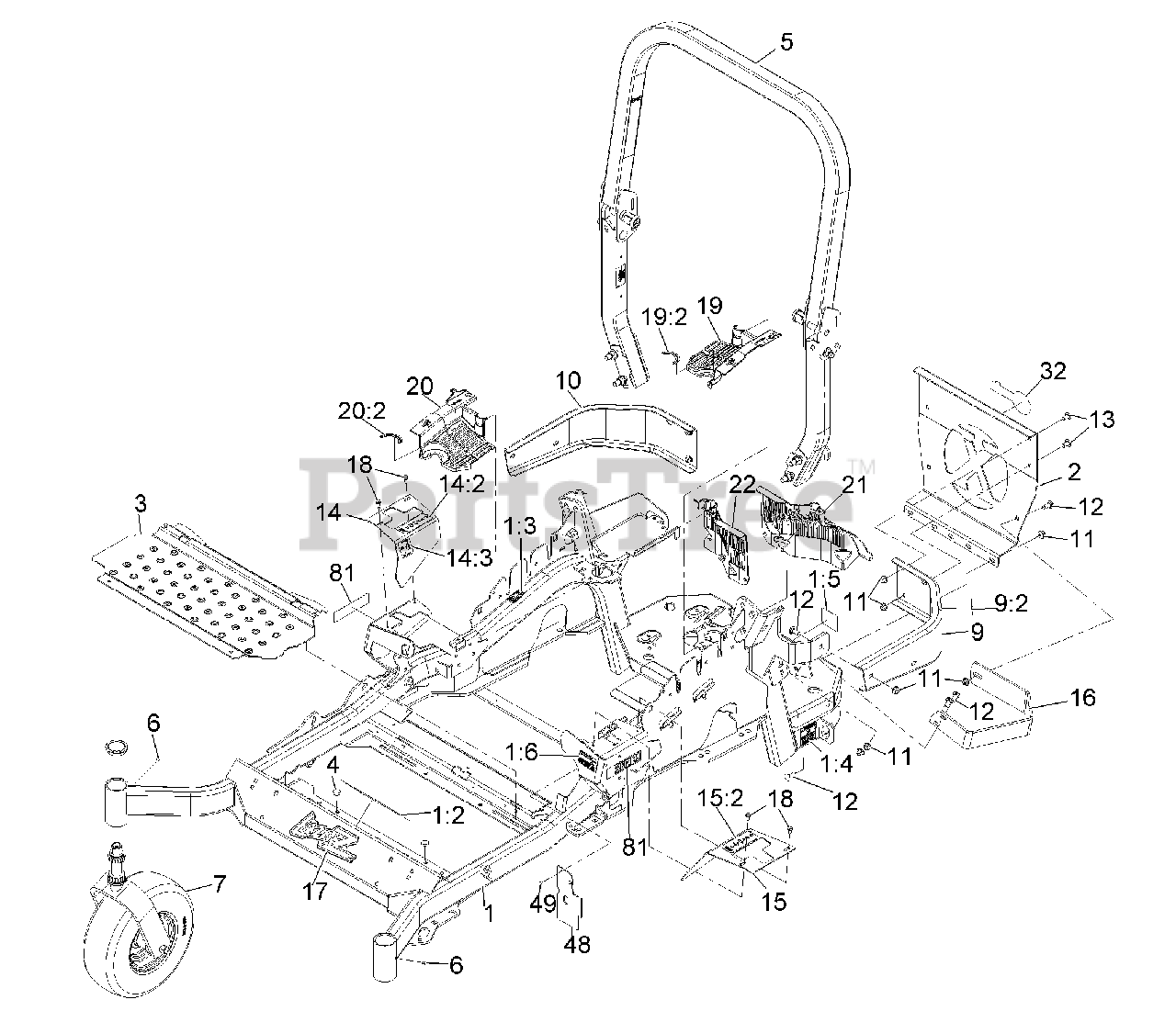 Exmark LZX29KA606 - Exmark 60" Lazer Z X-Series Zero-Turn Mower, 29hp ...