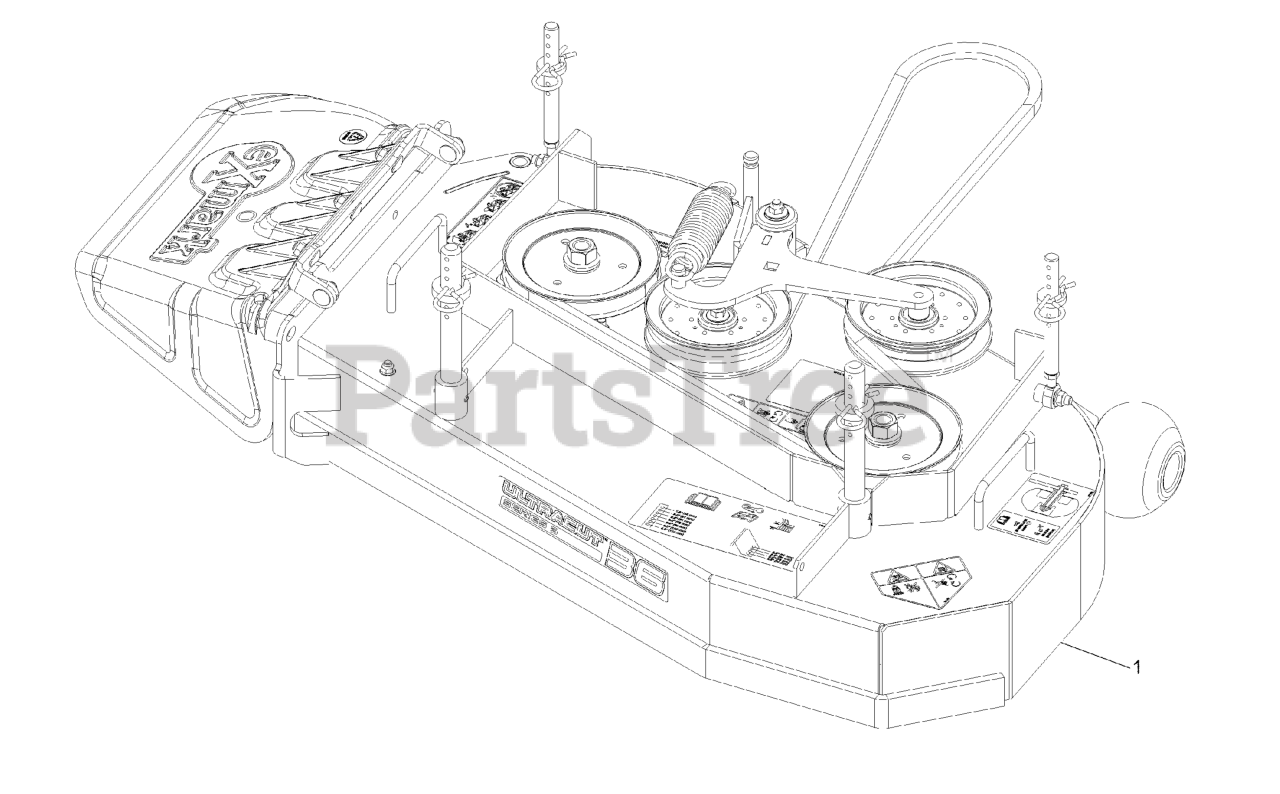 Exmark TTS481CKA36300 - Exmark 36" Turf Tracer S-Series Walk-Behind ...