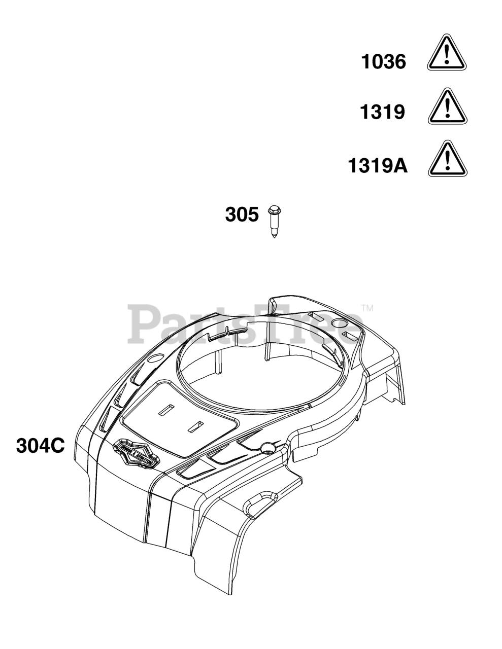 Briggs & Stratton 93J02-0137-F1 - Briggs & Stratton Vertical Engine ...
