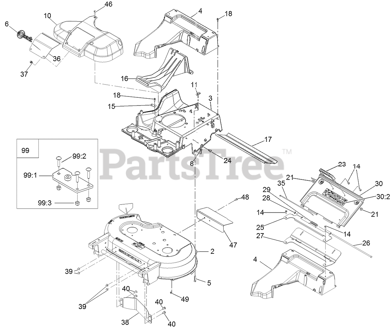 Exmark ECS180CKA30000 - Exmark 30" S-Series Walk-Behind Mower, Kawasaki ...