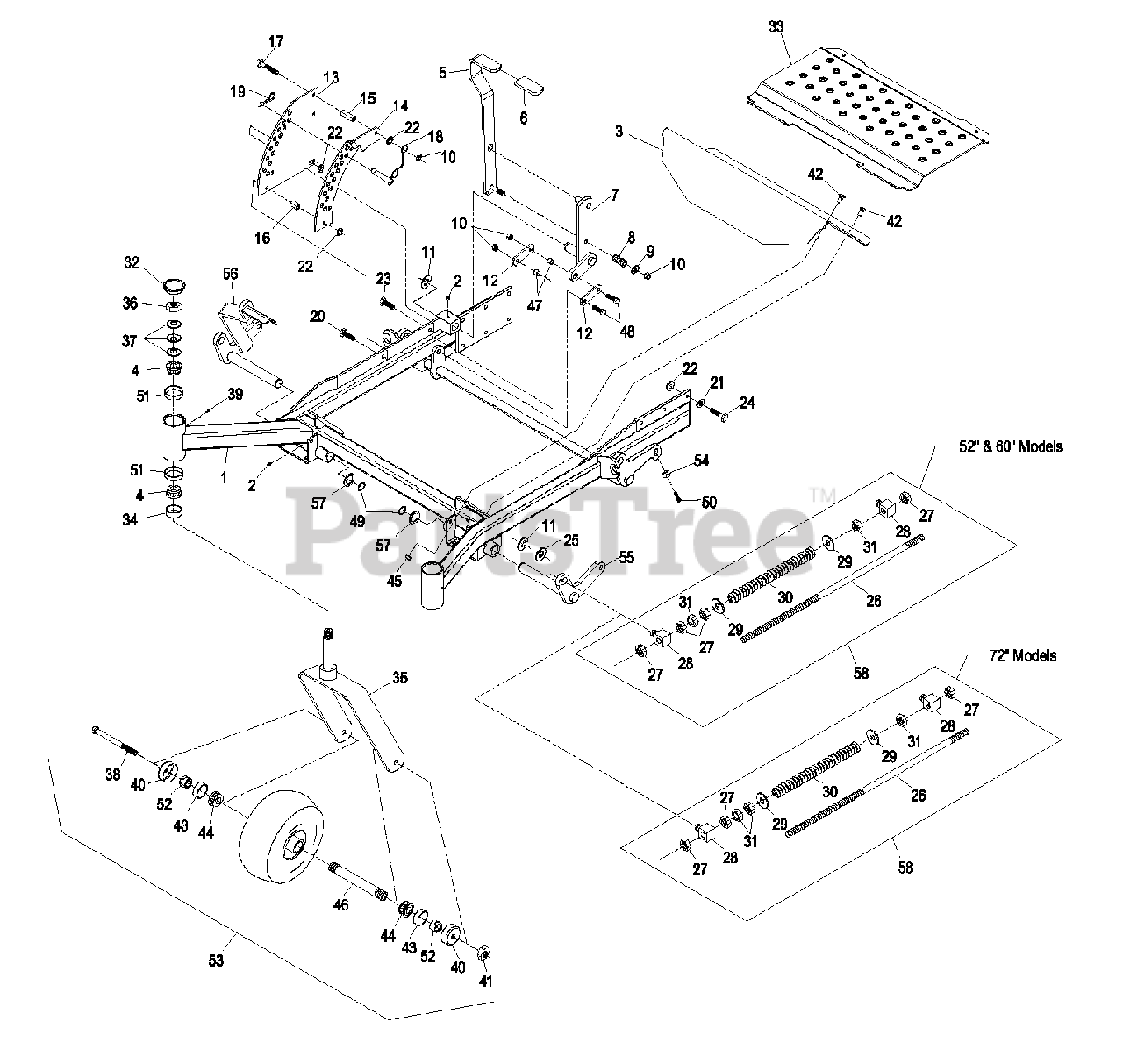 Exmark LAS28KA524 - Exmark 52" Lazer Z AS Zero-Turn Mower, 28hp ...