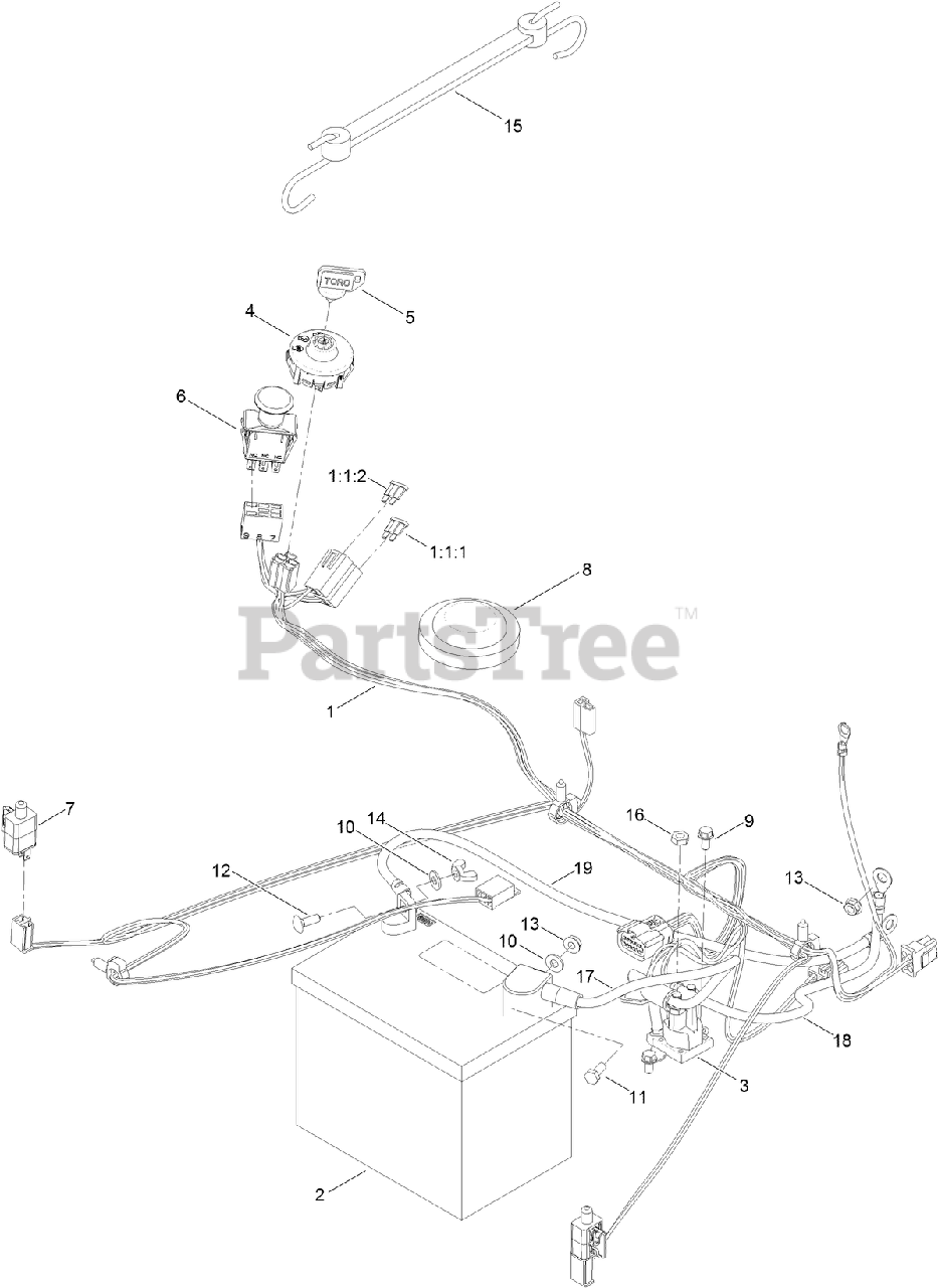 Toro 74721 (SS 4225) - Toro 42" TimeCutter Zero-Turn Mower (SN ...