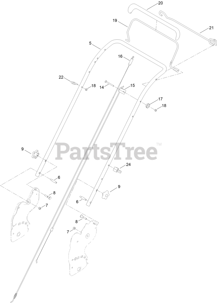 Toro 21442 - Toro 22" Recycler Walk-Behind Mower (SN: 400000000 ...