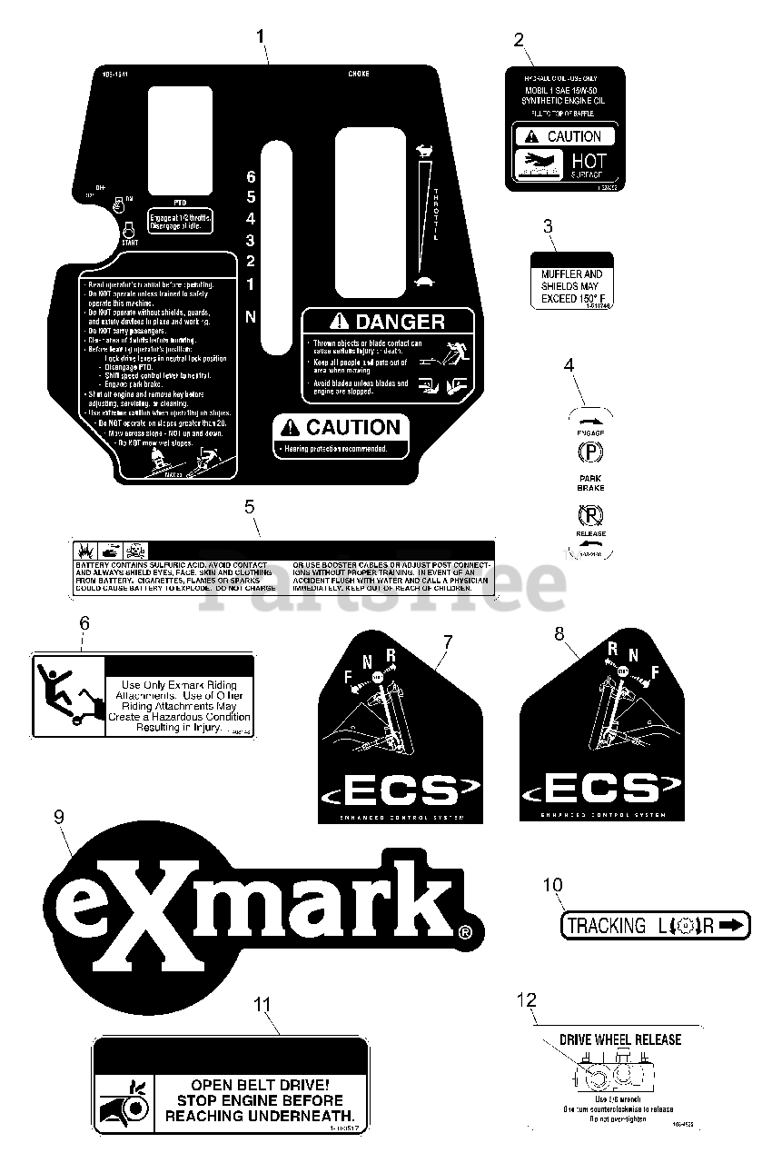 Exmark TT20KCE - Exmark Turf Tracer Hydro ECS Walk-Behind Mower, 20hp ...