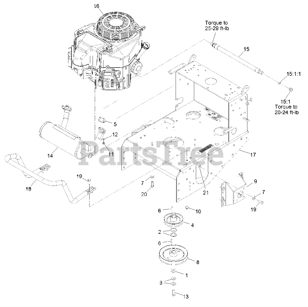 Exmark VHS481GKA36200 - Exmark 36" Viking Hydro S-Series Walk-Behind ...