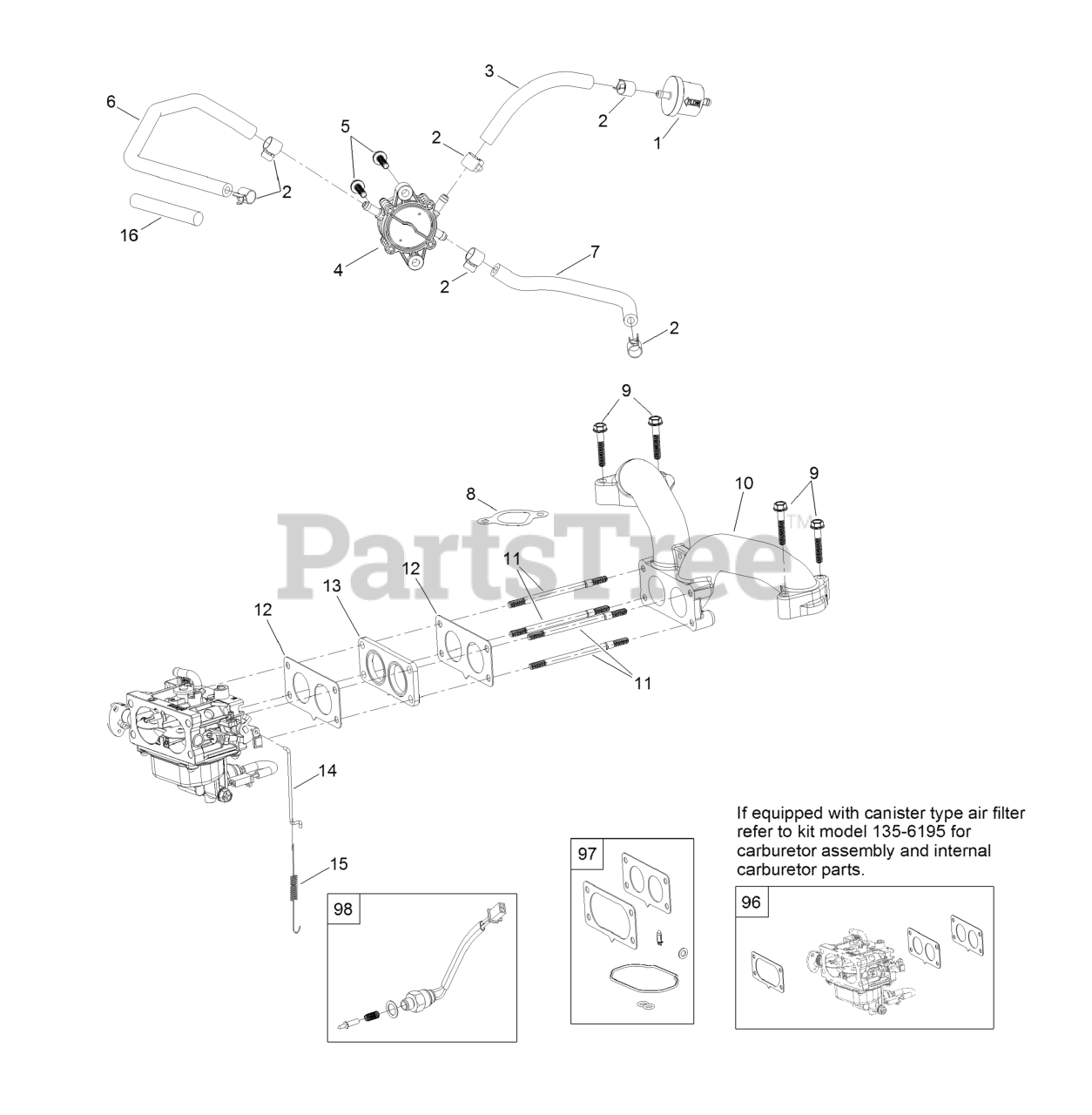 Exmark RAE708GEM44300 - Exmark 44" Radius E-Series Zero-Turn Mower ...