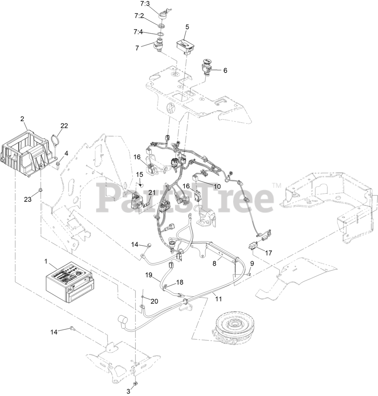 Exmark STS651GKA48400 - Exmark 48" Staris S-Series Stand-On Mower, Kaw ...