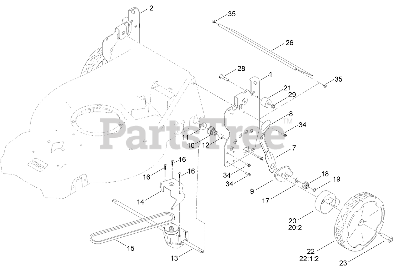 Toro 21563 - Toro 21" Super Recycler Walk-Behind Mower (SN: 412146709 ...
