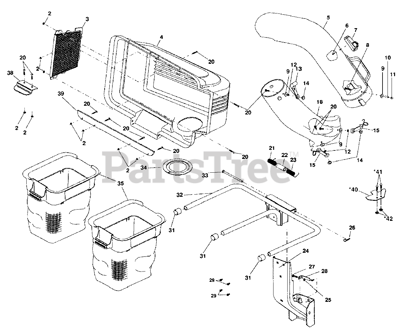 Snapper ST 1842 (2691183-00) - Snapper 42" Lawn Tractor, 18.5hp 42 ...
