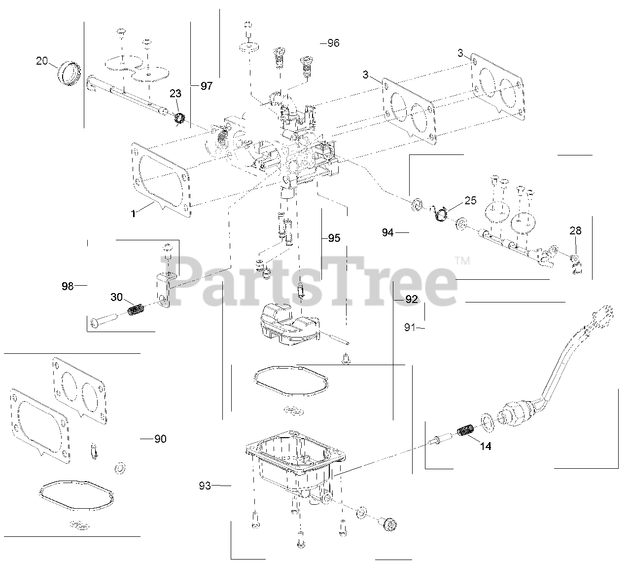 Exmark QTS708GEM50200 - Exmark 50" Quest S-Series Zero-Turn Mower ...