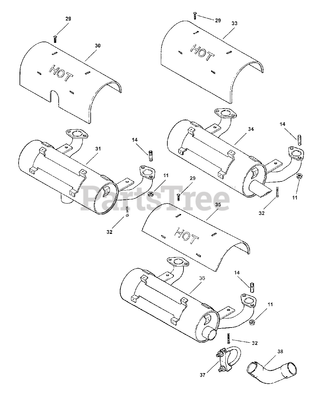 Exmark TR20KC - Exmark Turf Ranger Front Mount Mower, 20HP Kohler (SN ...