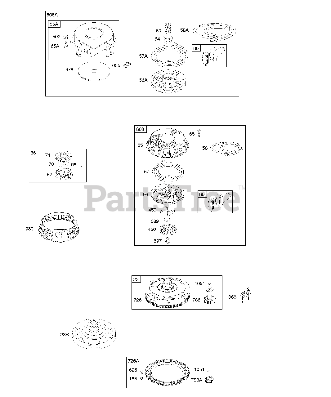 Briggs & Stratton 286707-4029-01 - Briggs & Stratton Vertical Engine ...