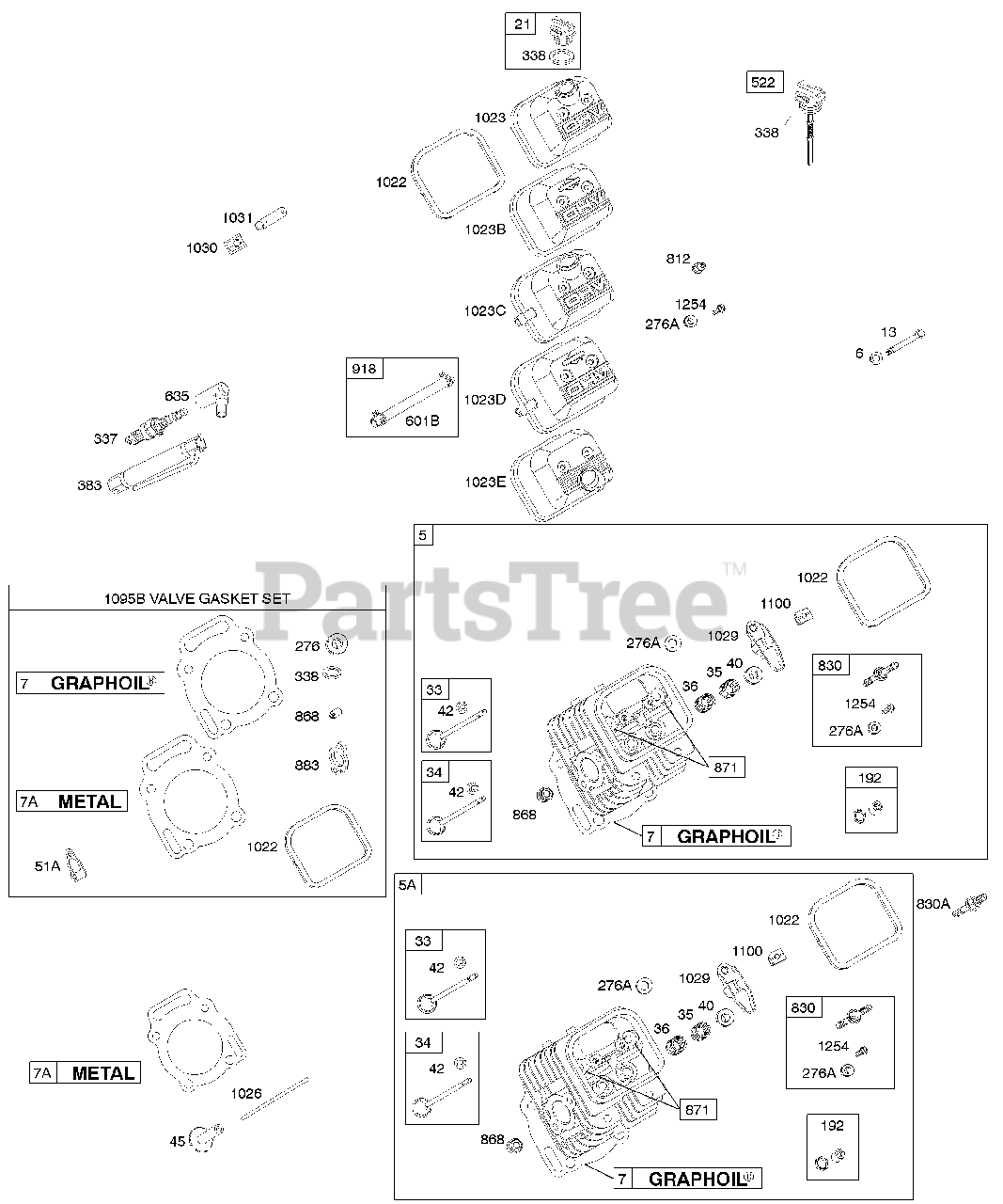 Briggs & Stratton 294447-0445-01 - Briggs & Stratton Horizontal Engine ...