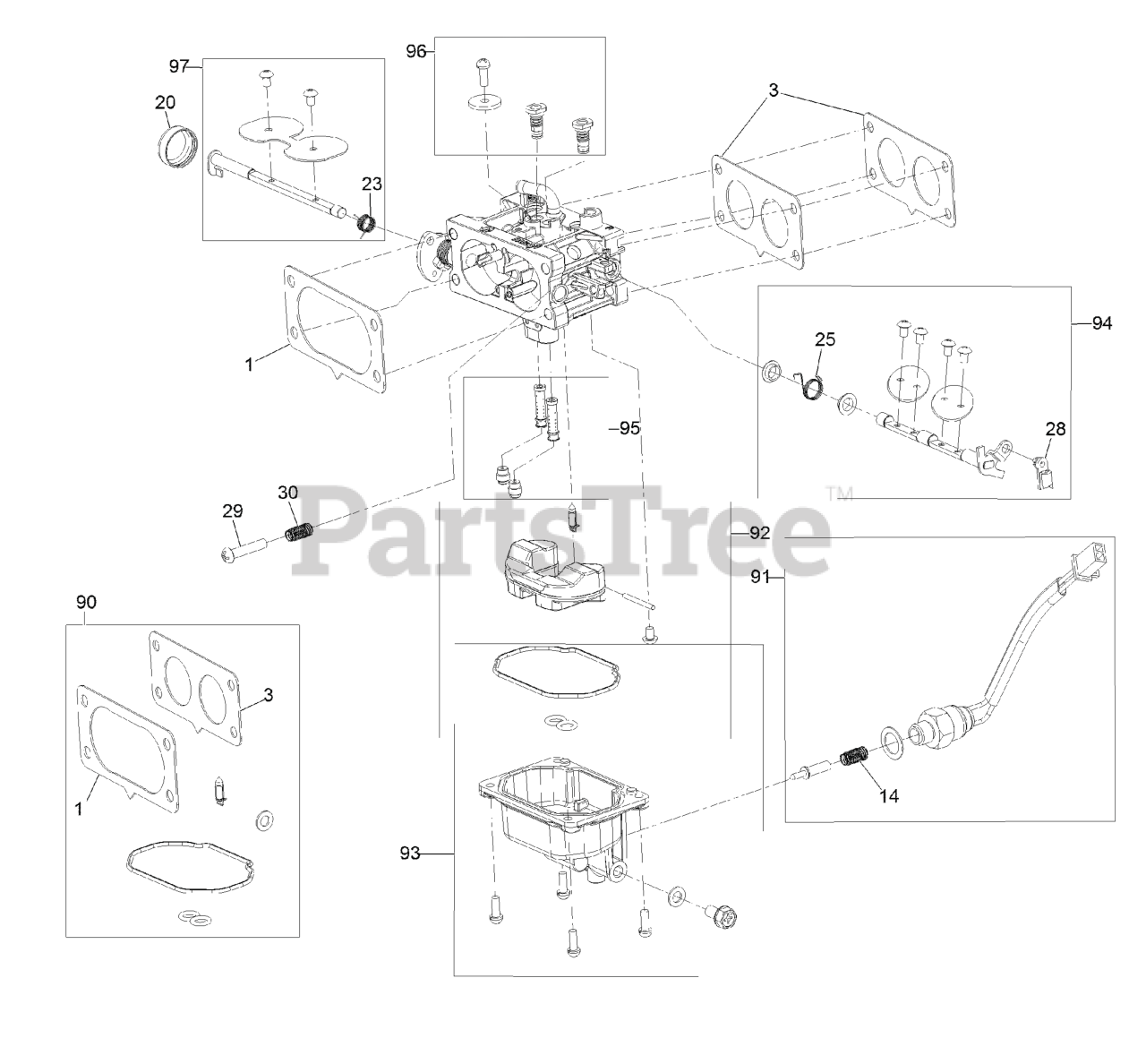 Exmark RAE708GEM48300 - Exmark 48" Radius E-Series Zero-Turn Mower ...