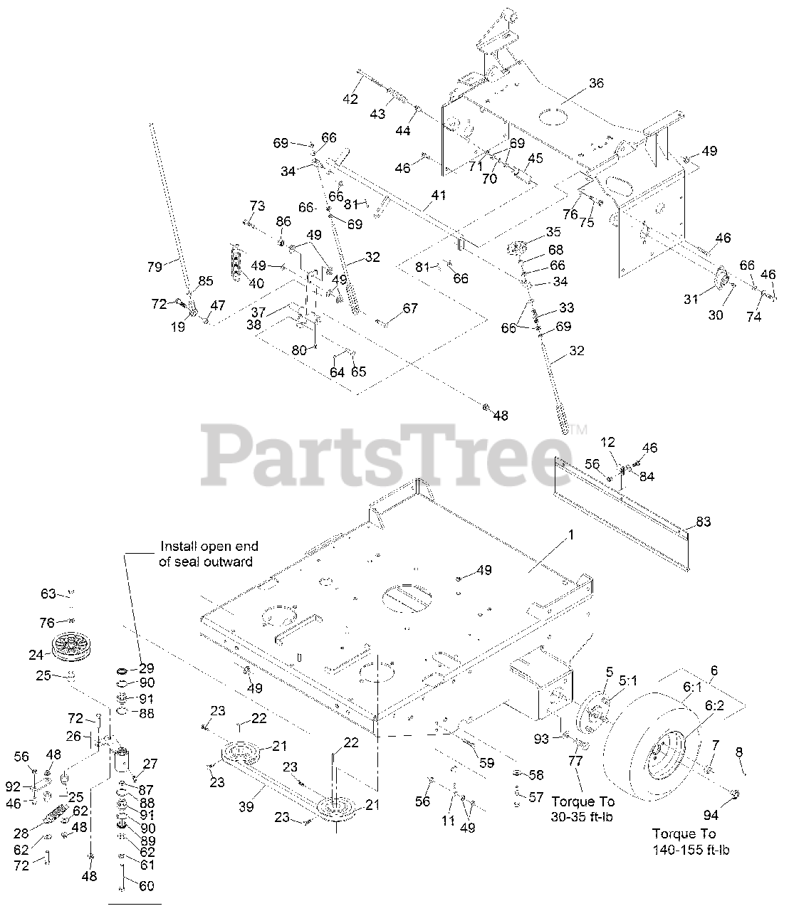 Exmark TTX650EKCE - Exmark Turf Tracer X-Series Walk-Behind Mower ...