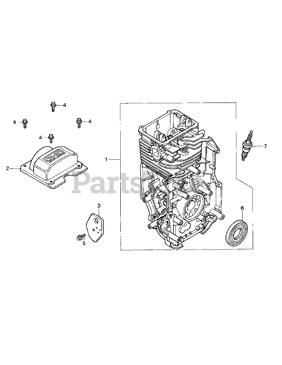 Honda GC190 LA MHA2 (GCAAA) - Honda Engine, Made in USA Engine Honda ...