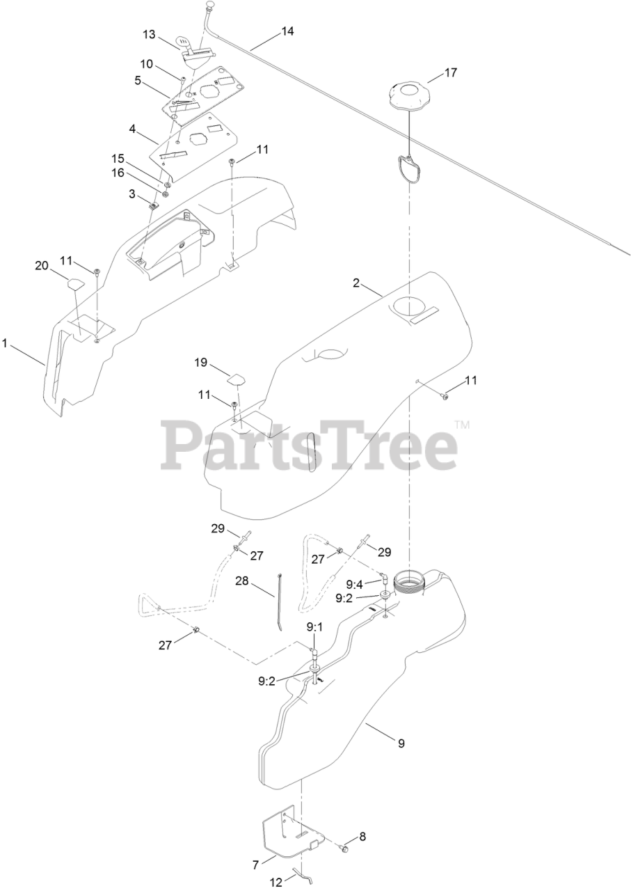 Toro 74778 (MX 5075) - Toro 50" TimeCutter Zero-Turn Mower (SN ...
