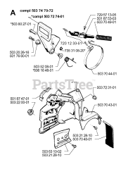 262 XP - Husqvarna Chainsaw (SN: 19960100001 - 19981400000) Parts ...