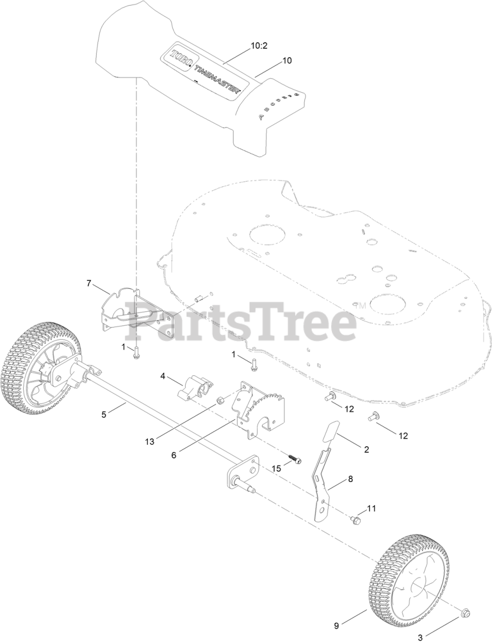 Toro 21199 - Toro 30" TimeMaster Walk-Behind Mower (SN: 414709996 ...