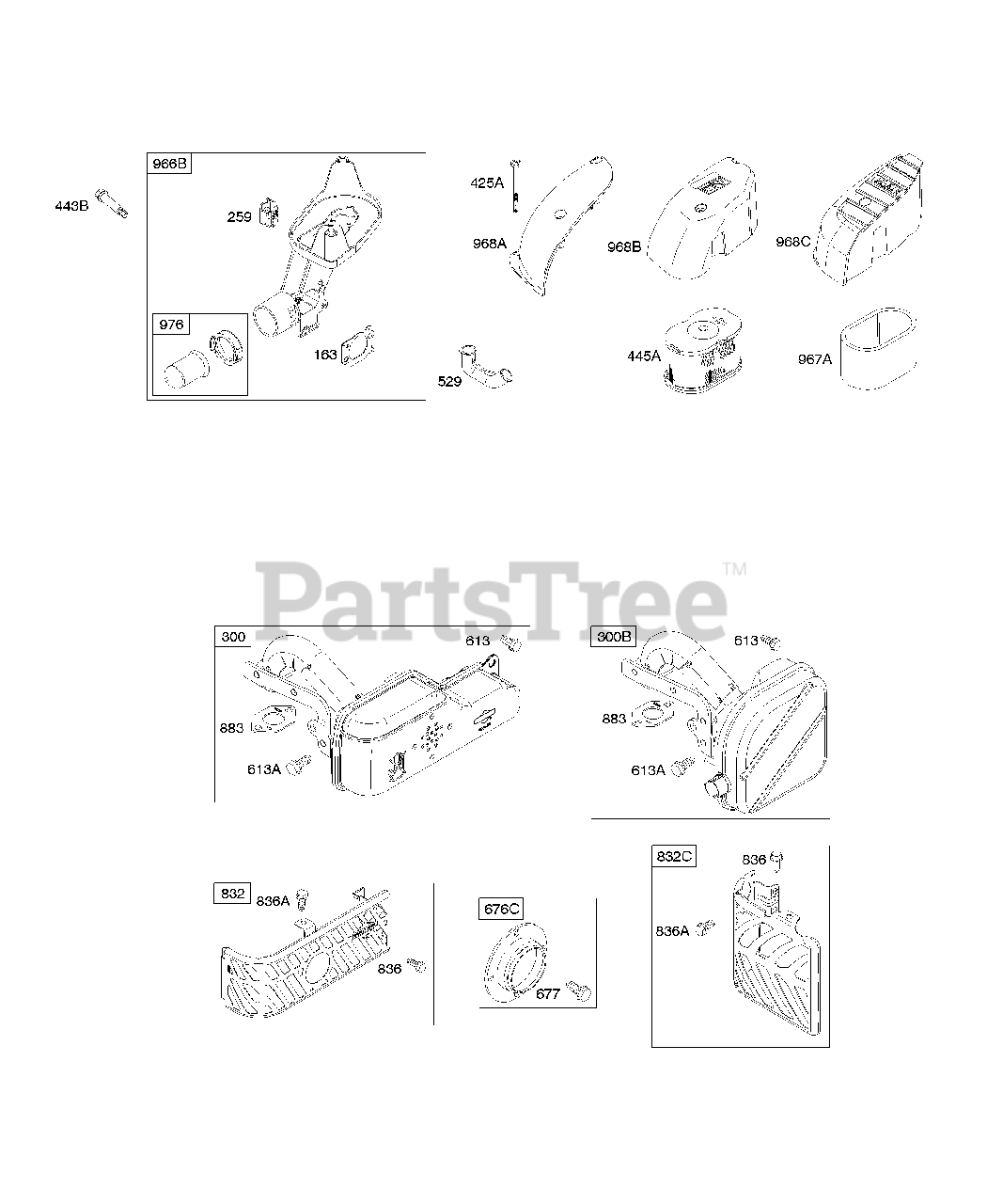 Briggs & Stratton 126602-0133-E1 - Briggs & Stratton Vertical Engine ...