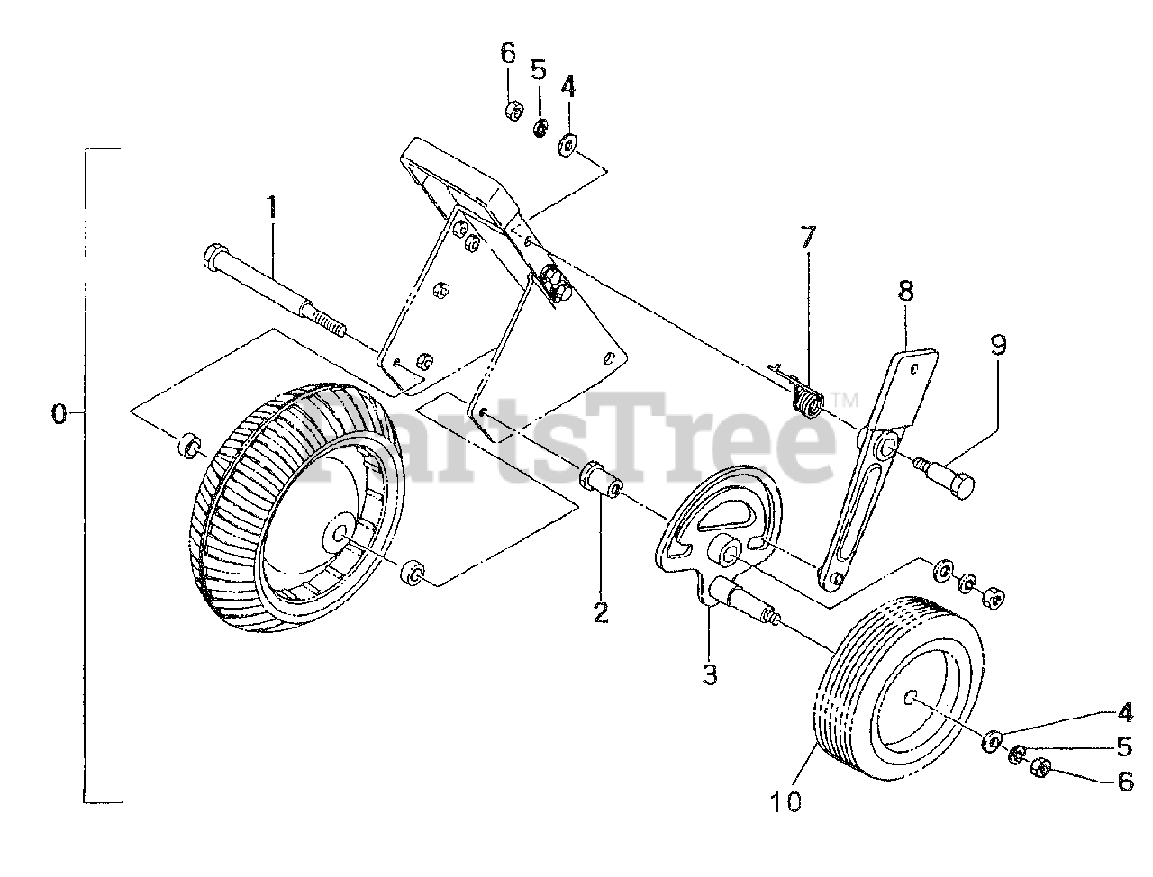 Tanaka TLE-550 - Tanaka Walk-Behind Edger Curb Riding Kit Parts Lookup ...
