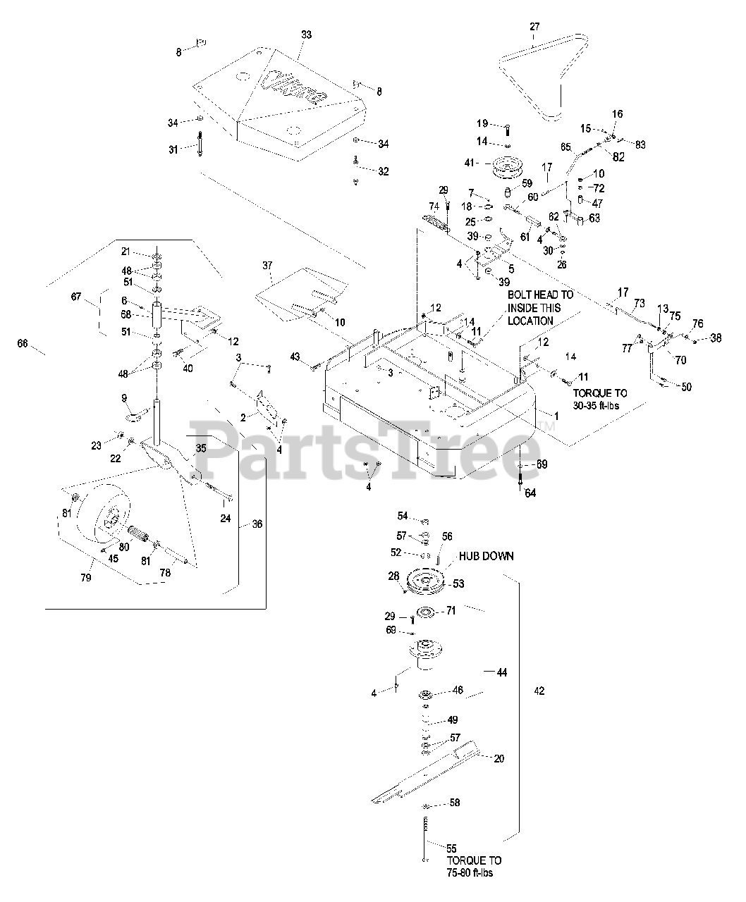 Exmark M15KA362 - Exmark 36" Metro Walk-Behind Mower, 15hp Kawasaki (SN ...