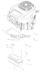 Exmark Repair Part 136-7818 - ENGINE-2P77F | PartsTree