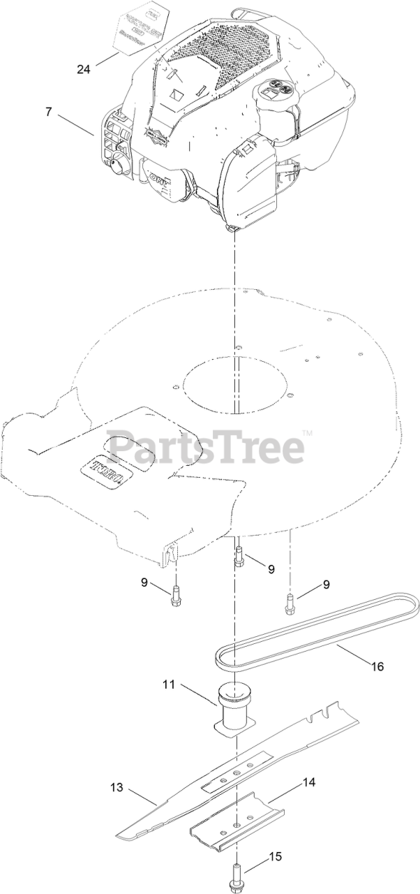 Toro 21753 (S53VST) - Toro 53cm Recycler Walk-Behind Mower with ...