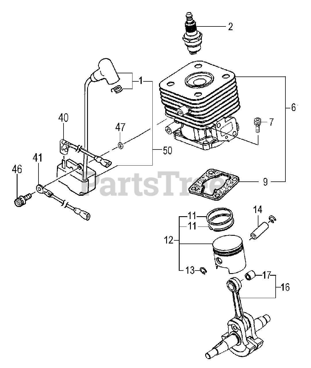 Tanaka TBC-260SF - Tanaka Smart Fit Multi-Tool Cylinder, Piston ...