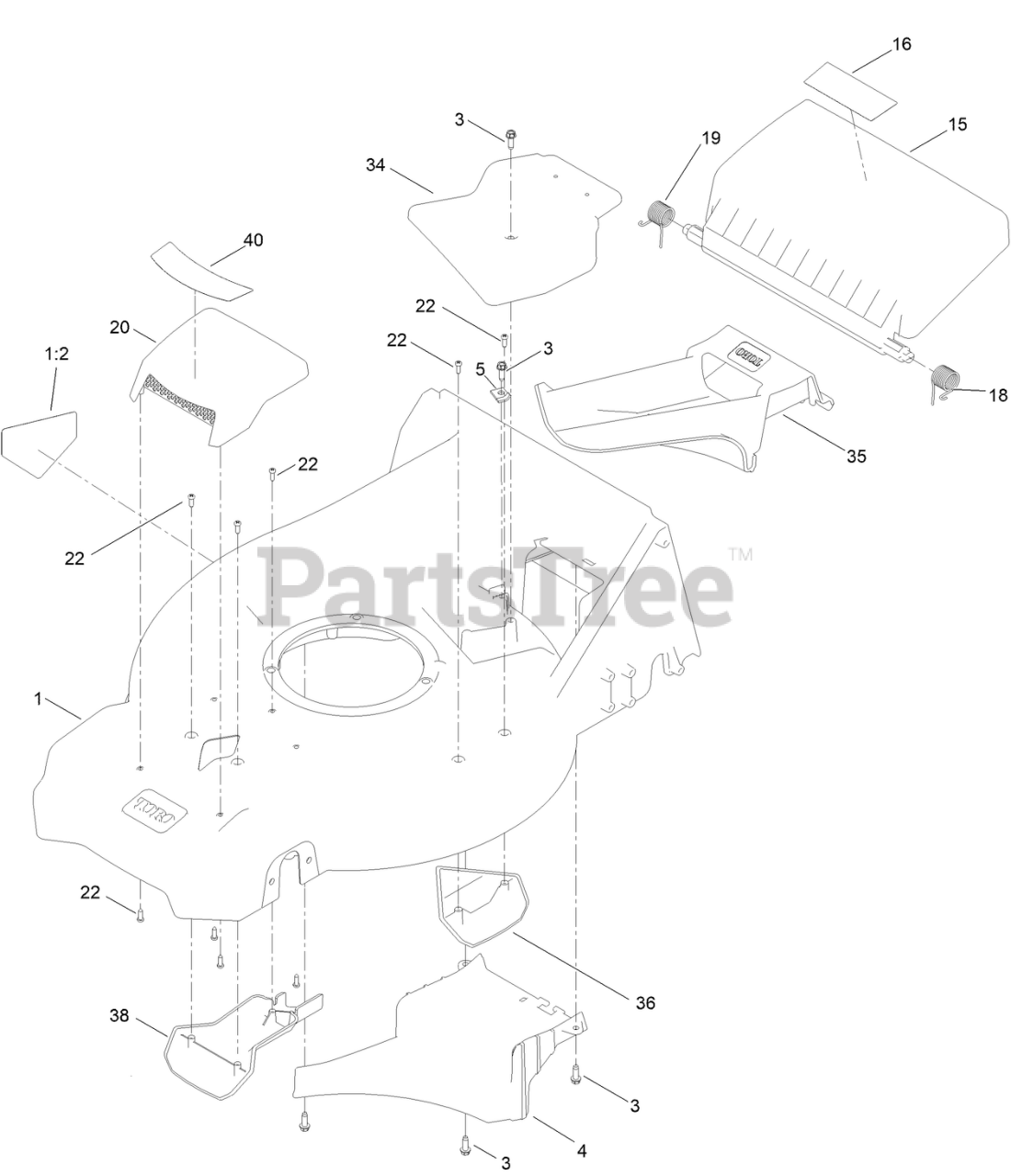Toro 21563 - Toro 21" Super Recycler Walk-Behind Mower (SN: 412146709 ...