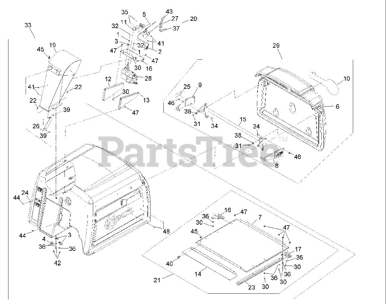 Exmark NV27KC - Exmark Navigator Front Mount Mower, 27hp Kohler (SN ...