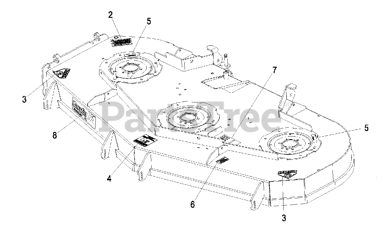 Exmark LZAS29KA724 - Exmark 72" Lazer Z AS Zero-Turn Mower, 29hp ...