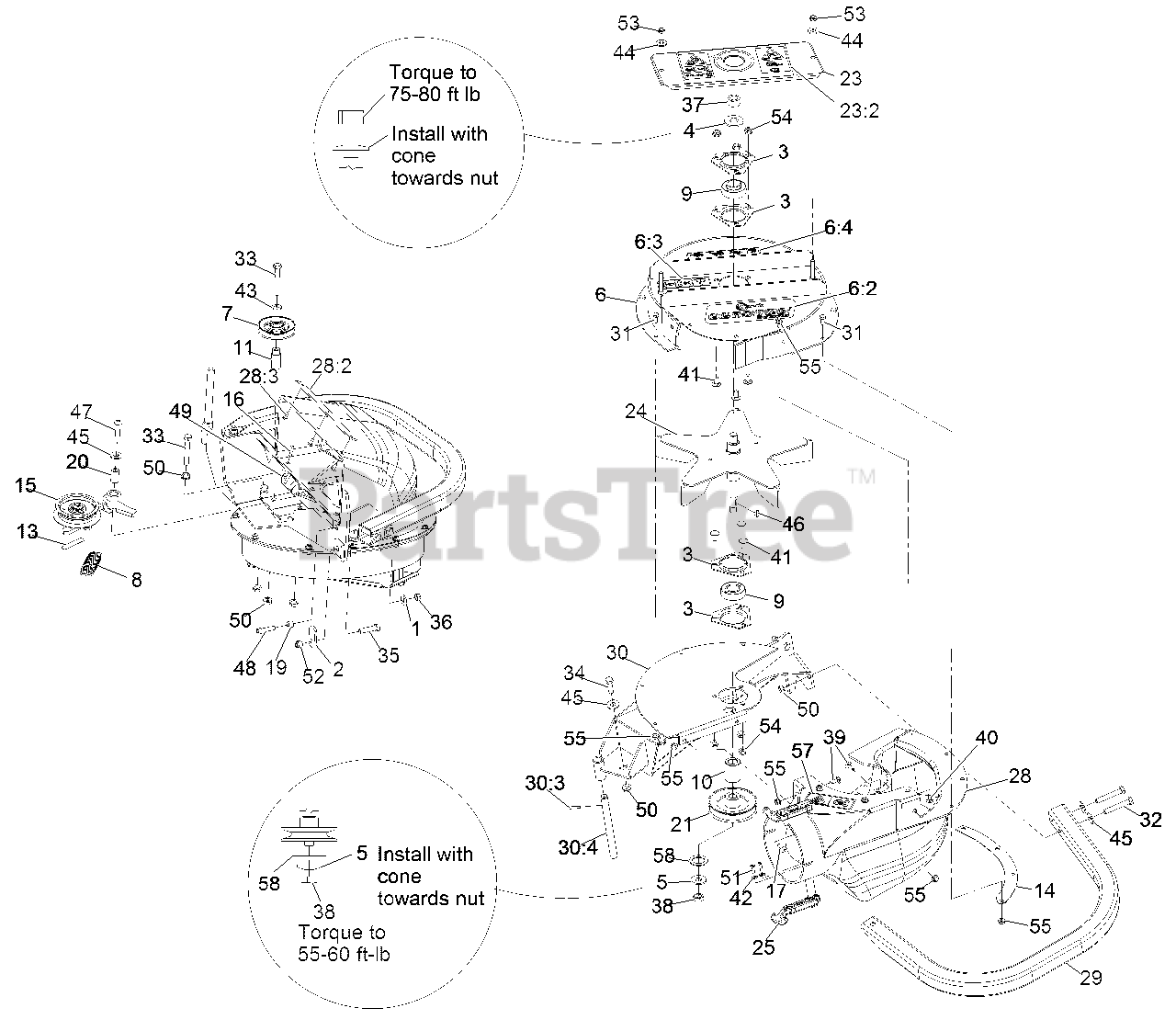 Exmark LZUVQD7 - Exmark Ultra Vac QDS Bagger for Lazer Z Mower (SN ...
