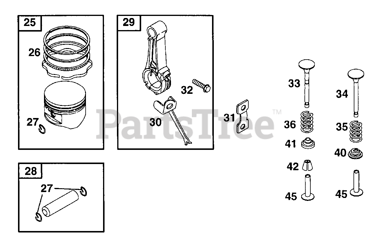 Briggs & Stratton 254422-4014-05 - Briggs & Stratton Horizontal Engine ...
