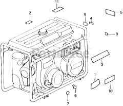 E3500 K2 A (E3500) - Honda Generator, Made in Japan (SN: E3500-1200221 ...