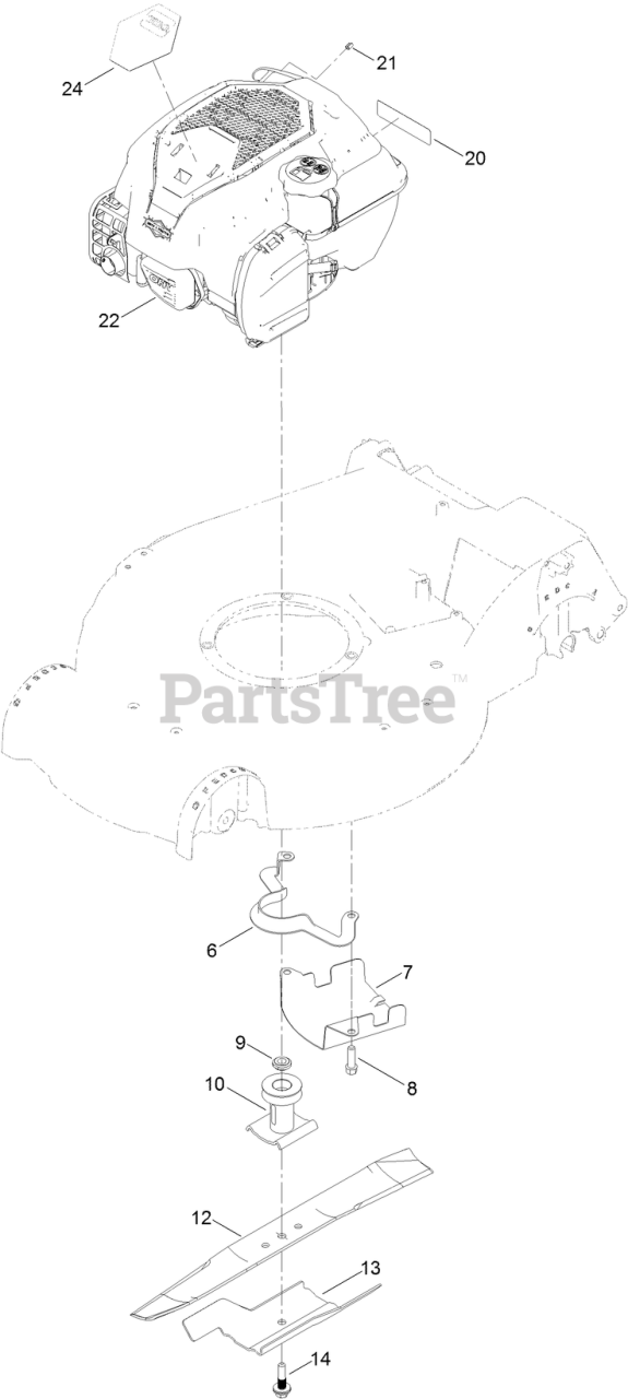 Toro 21386 - Toro Super Recycler Walk-Behind Mower (SN: 407800000 ...
