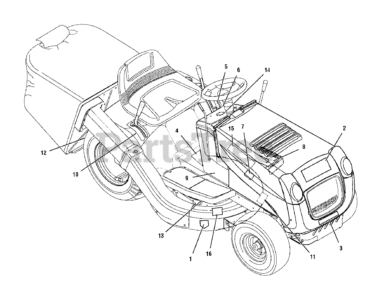 Hayter 13/30 (312002x11E) - Hayter Heritage 30" Lawn Tractor, Canada ...