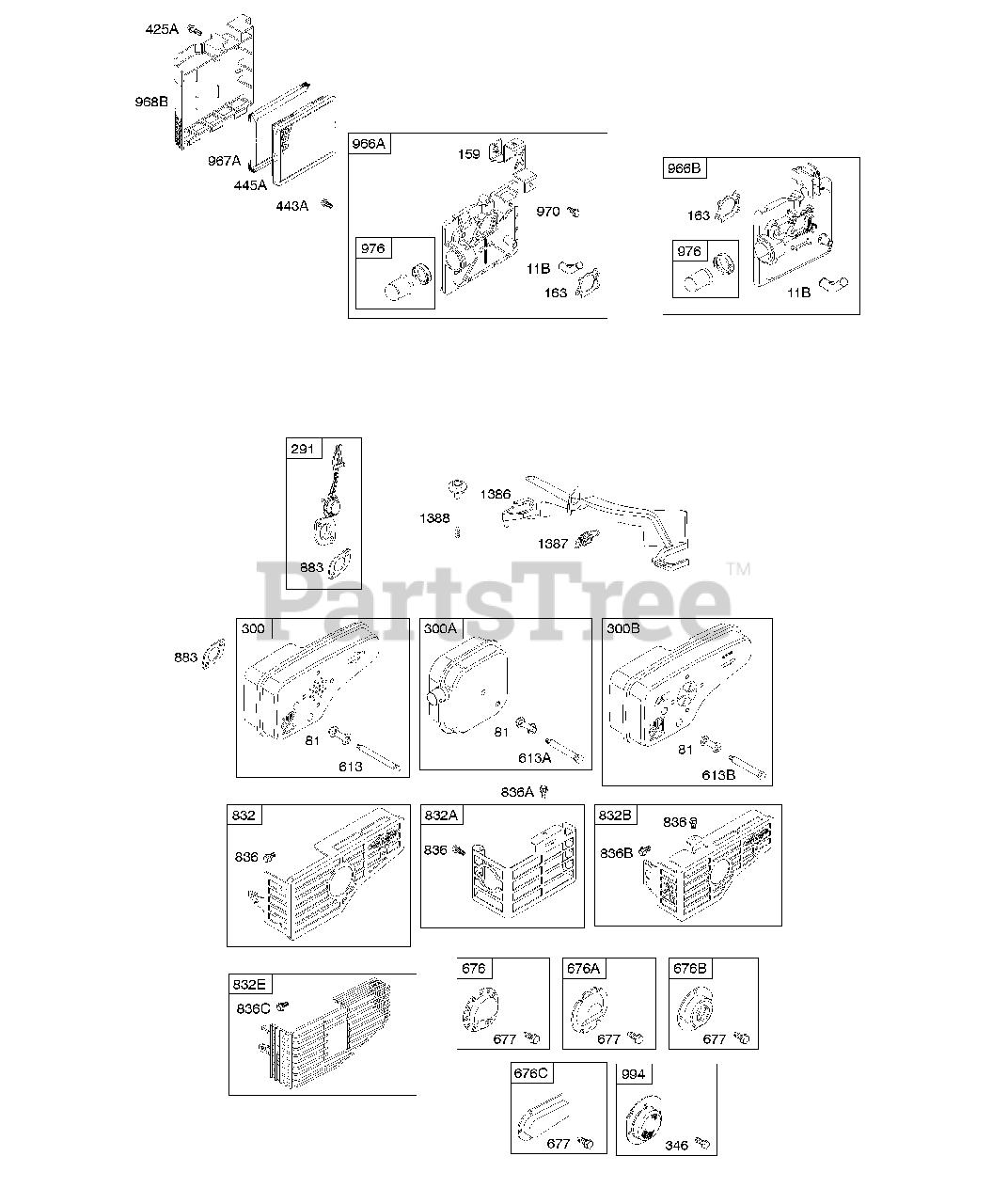 Briggs & Stratton 12H802-3170-B1 - Briggs & Stratton Vertical Engine ...
