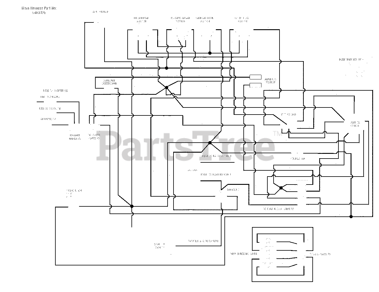 Snapper 500Z B2648 (5900731) - Snapper 48" Zero-Turn Mower Wiring ...