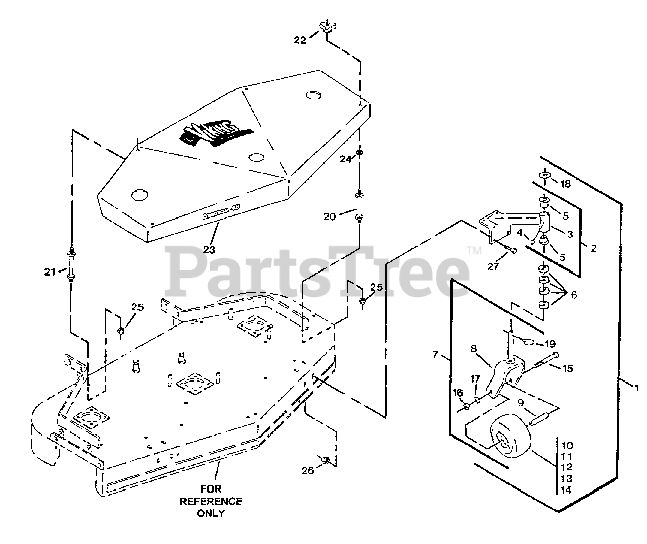 Exmark V48-14K-H - Exmark 48" Viking Walk-Behind Mower, 14hp Kawasaki ...