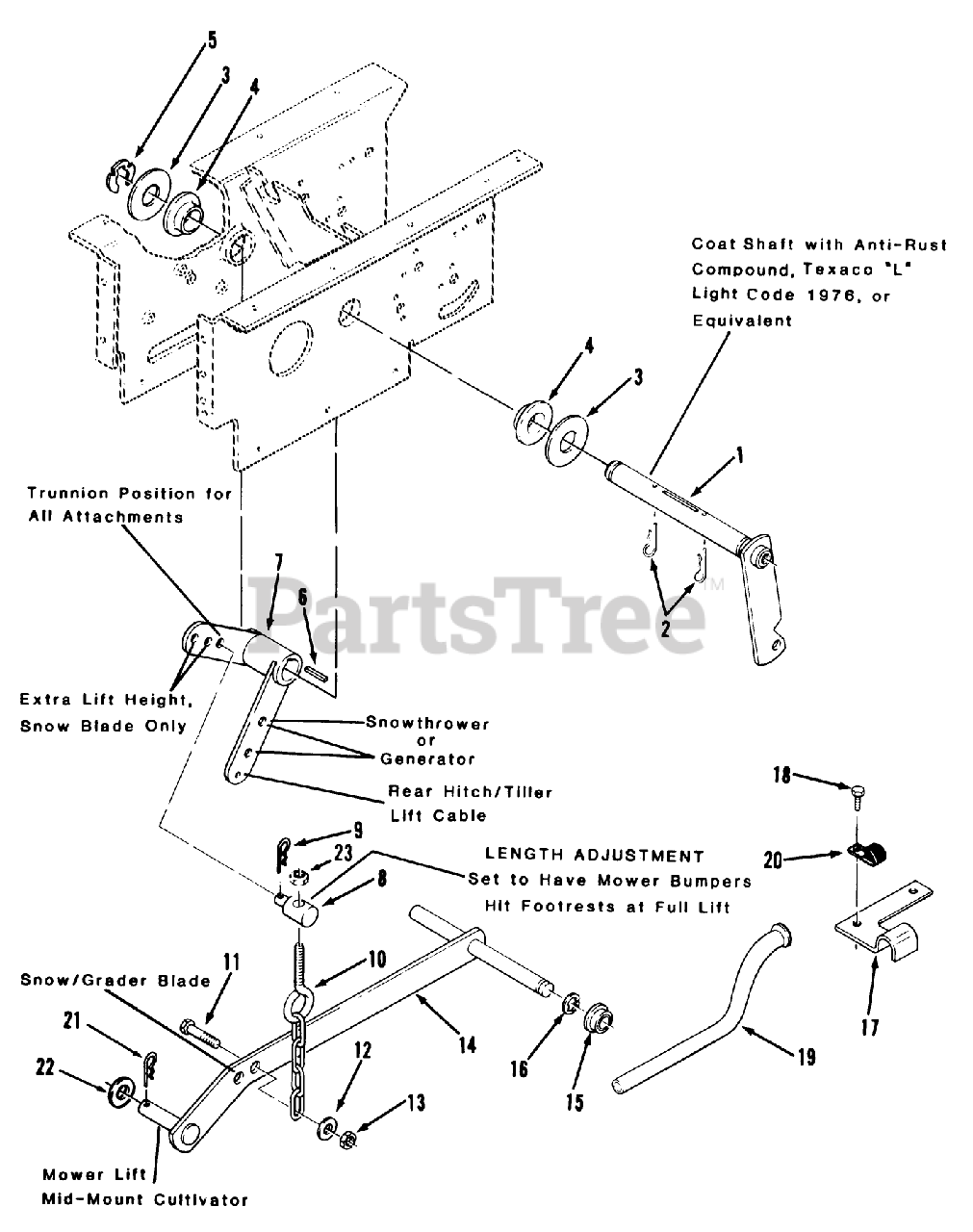Toro 31-12K801 (312-8) - Toro Garden Tractor (1990) Hydrostatic Lift ...
