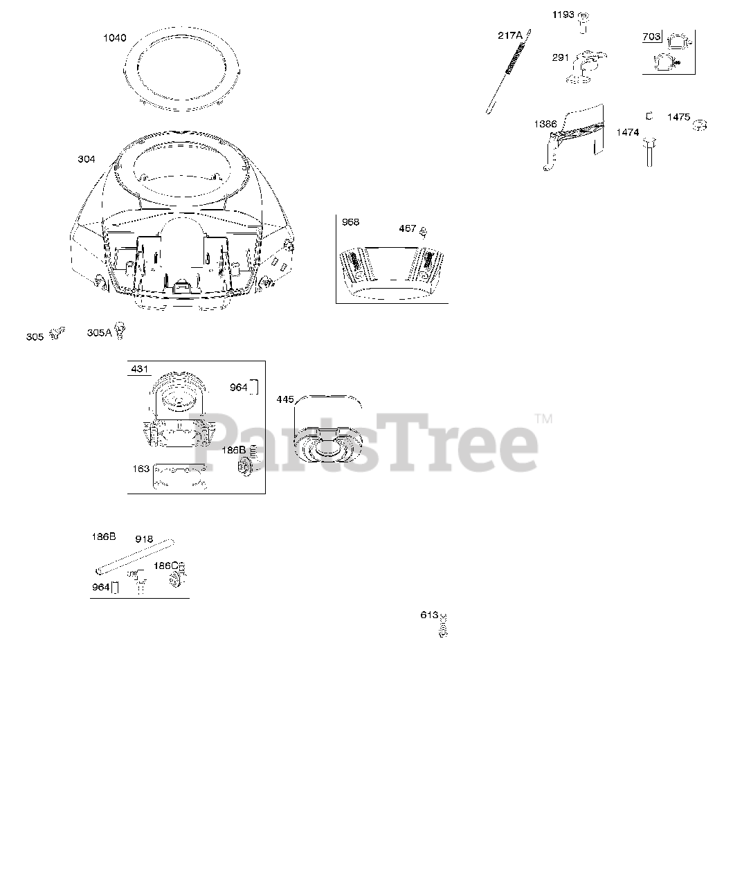 Briggs & Stratton 44S877-0024-G1 - Briggs & Stratton Vertical Engine ...
