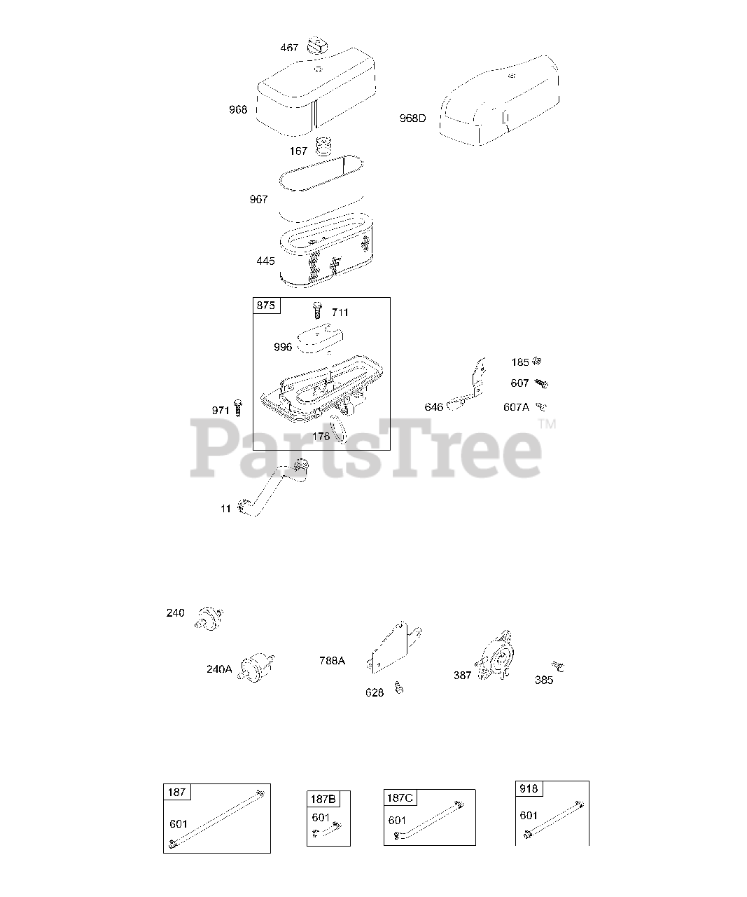 Briggs & Stratton 313777-0163-E1 - Briggs & Stratton Vertical Engine ...
