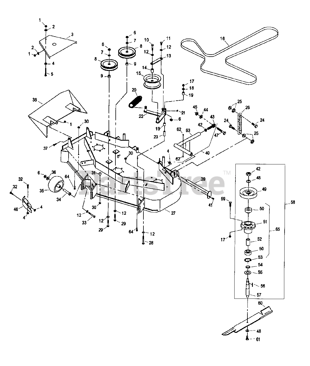 Exmark LHP4818KC - Exmark 48" Lazer Z HP Zero-Turn Mower, 18hp Kohler ...
