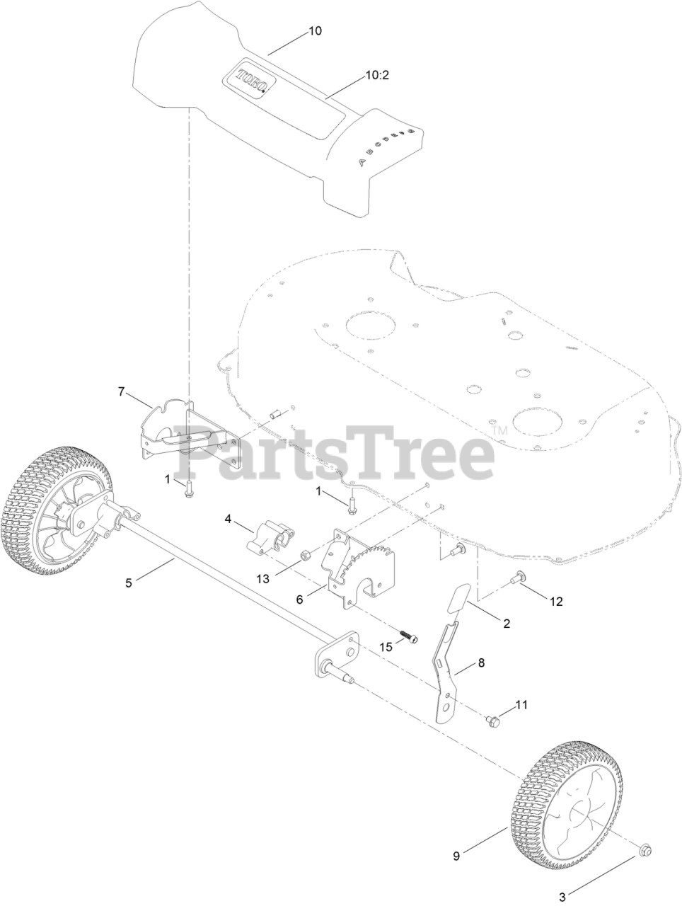 Toro 21811 - Toro 76cm TimeMaster Walk-Behind Mower (SN: 411592610 ...