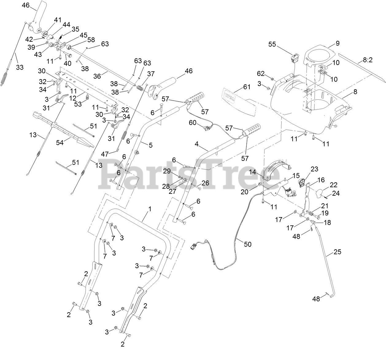 Toro 38842 (1232 OHXE) - Toro 32" Power Max Heavy-Duty Snow Thrower (SN ...