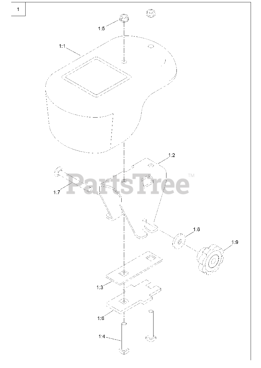 Exmark 126-6954 - Exmark Ultra Vac Bagger for Radius Mower, Heavy Duty ...