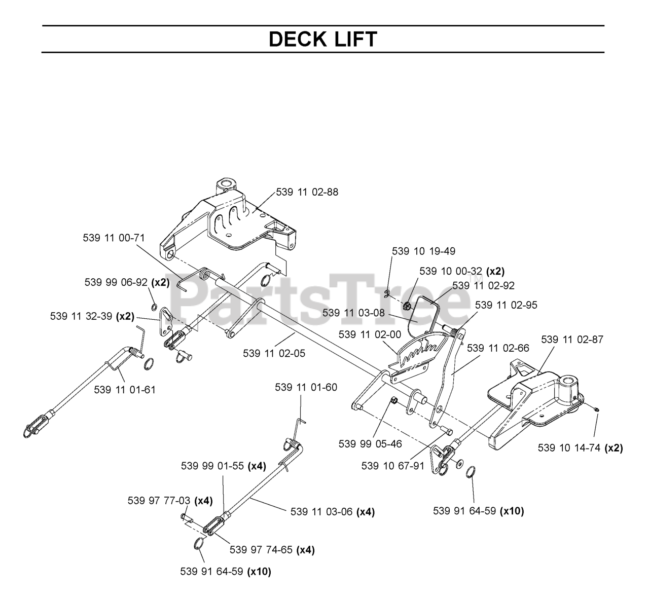 Husqvarna Z 4217 (968999280) - Husqvarna 42" Zero-Turn Mower (2006-04 ...