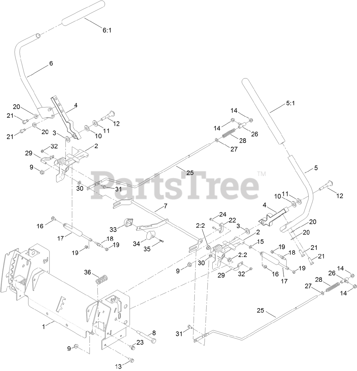 Toro 74710 TA (SS 3225) - Toro 32" TimeCutter Zero-Turn Mower (SN ...