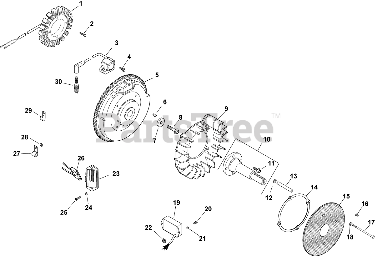 Kohler CH740-0020 - Kohler Command PRO Engine, Made for Exmark, 25hp ...